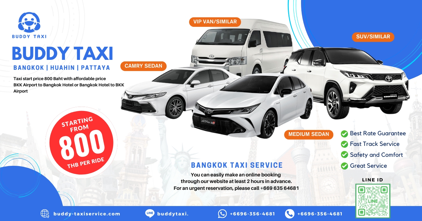 BUDDY TAXI SERVICE : We guarantee to deliver you safely and on time.
